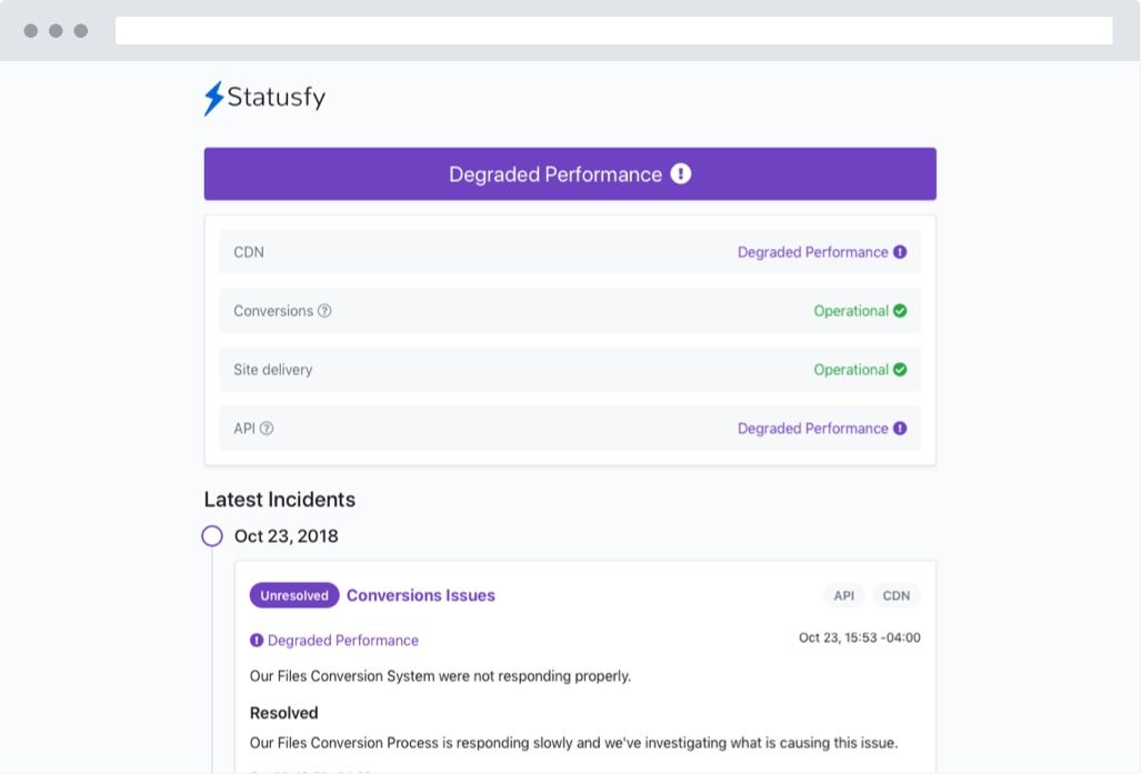 Satusfy: Status Page System open-source | HTML.it