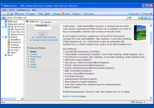 WebCruiser Web Vulnerability Scanner | Download HTML.it
