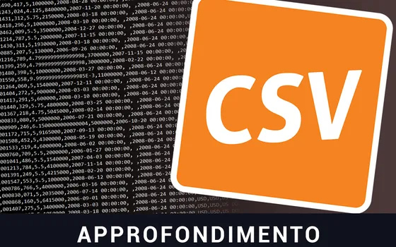 File CSV: cosa sono, come si aprono e come crearli | HTML.it