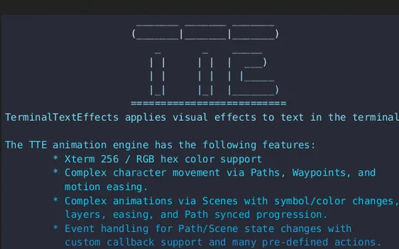 TTE: un visual effects engine per il Terminale | HTML.it