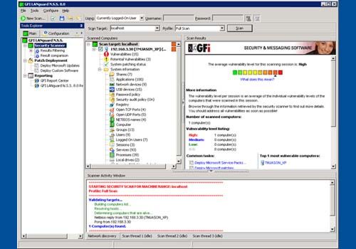GFI LANguard Network Security Scanner | Download HTML.it