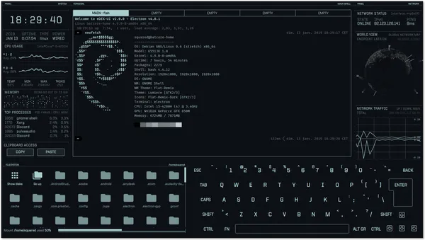 eDEX-UI: download, installazione e voti | Download.HTML.it