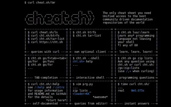 cheat.sh: cheat sheet per la programmazione e Linux | HTML.it