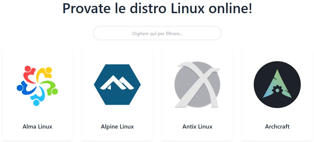 Testare Linux su browser Web con DistroSea | Linux | HTML.it