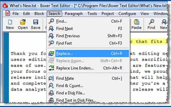 Boxer Text Editor | Download HTML.it
