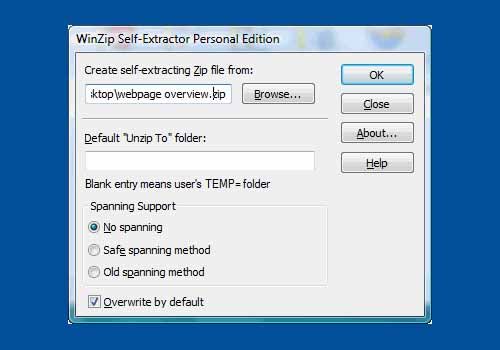 WinZip Self-Extractor | Download HTML.it